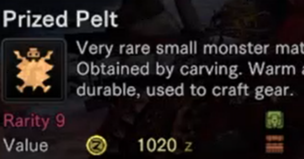 MHW: ICEBORNE | Prized Pelt Farming & Usage Guide - GameWith