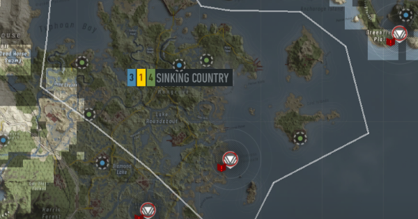 Intel & Bivouac Locations - Sinking Country - GameWith
