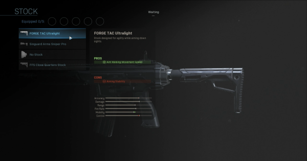 Warzone | FORGE TAC Ultralight - Stock Stats | Call of Duty Modern ...