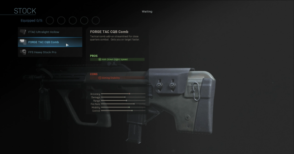 【Warzone】FORGE TAC CQB Comb - Stock Stats【Call of Duty Modern Warfare ...
