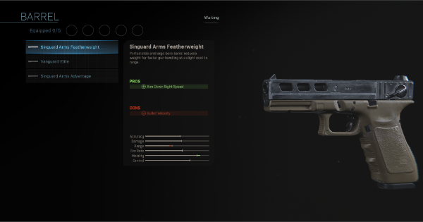 Warzone | Singuard Arms Featherweight - Barrel Stats | Call of Duty ...