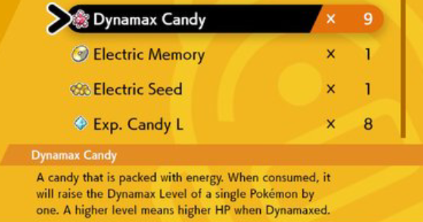 Pokemon Sword Shield | Dynamax Candy - How to Get & Location - GameWith