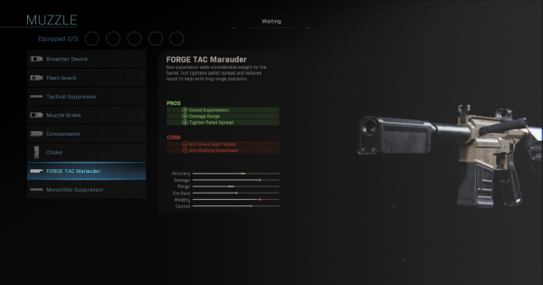 Warzone | FORGE TAC Marauder - Muzzle Stats | Call of Duty Modern ...