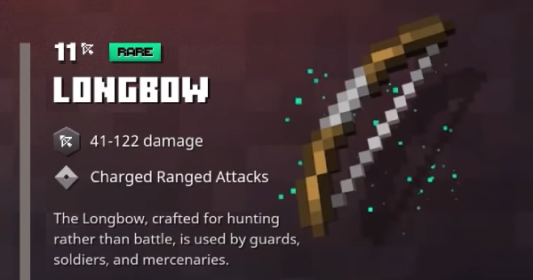 Longbow | Minecraft Dungeons - GameWith