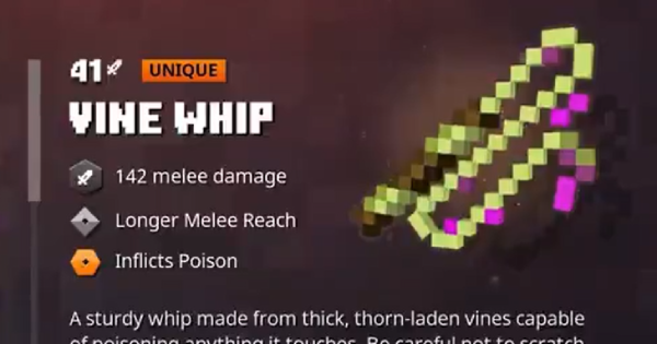 Vine Whip | Minecraft Dungeons - GameWith