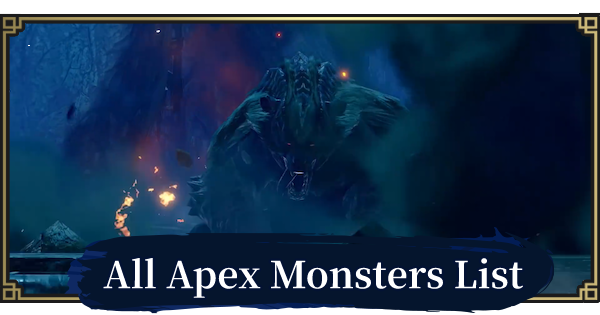 All Apex Monsters List | MONSTER HUNTER RISE - GameWith