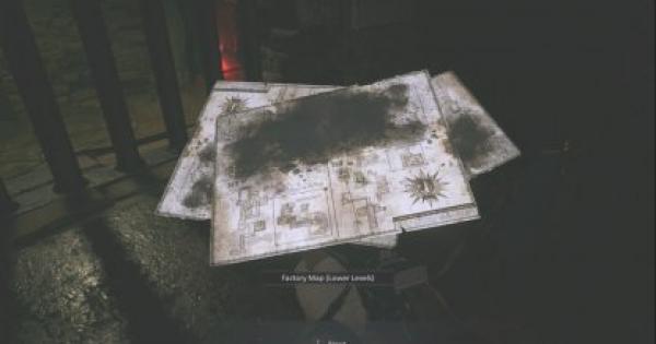 RE8 | Factory Map (Lower Levels) - How To Get & Use | Resident Evil ...
