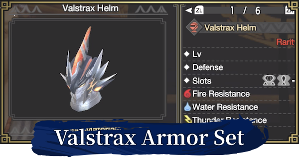 MH Rise | Crimson Valstrax Armor Set - Stats & Skill | MONSTER HUNTER ...