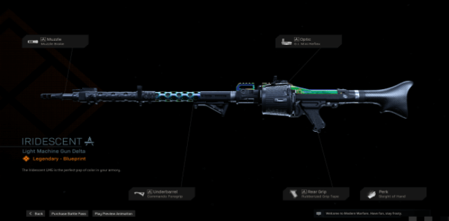 Warzone | Iridescent LMG Blueprint - Stats & How To Get | Call of Duty ...