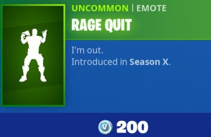 Fortnite | RAGE QUIT Emote - How To Get - GameWith