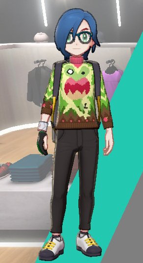 Pokemon Sword and Shield | All Clothes & Hairstyles | Crown Tundra ...