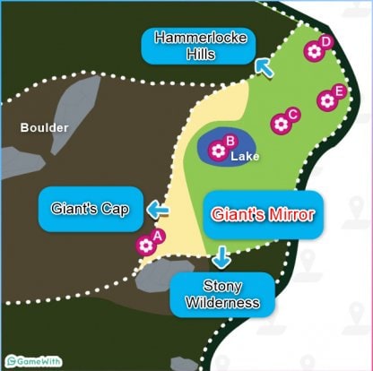 Giant's Mirror - Den & Location | Pokemon Sword Shield - GameWith