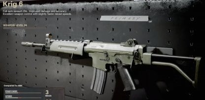 Call of Duty: Cold War | Krig 6 Assault Rifle - Stats & Attachments | Black Ops Cold War - GameWith