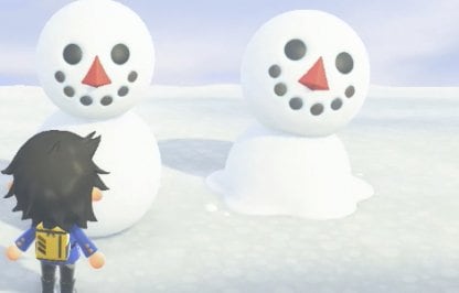 ACNH | Snowman (Snowboy) - How To Make Perfect Snowman & DIY Recipes | Animal Crossing - GameWith