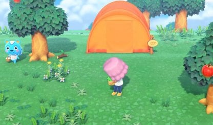 ACNH | Best Tent Location Guide - How To Move & Upgrade | Animal ...