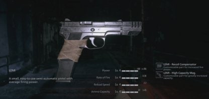 RE8 | LEMI - Stats, Attachments & Where To Find | Resident Evil Village ...
