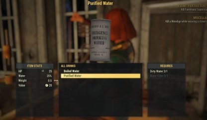 Fallout 76 | How to Get Purified Water - Guide & Tips - GameWith