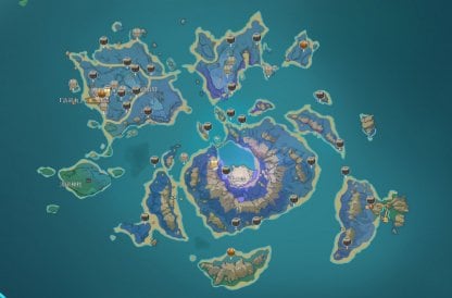 Genshin Impact | Chest Map 2.1 | Chest & Farming Route - GameWith