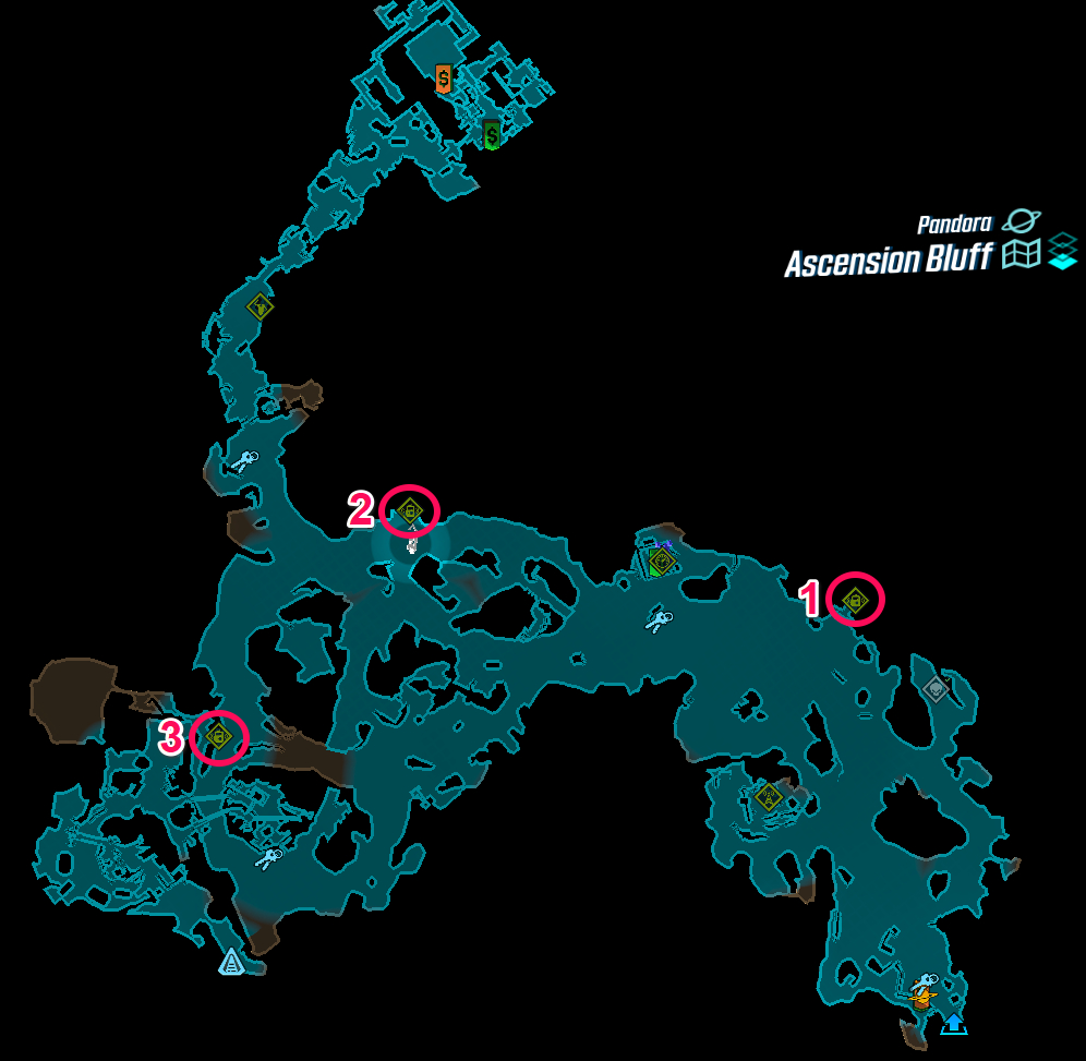 Pays frontaliers 3 | Typhon Logs & Dead Drop Locations | BL3