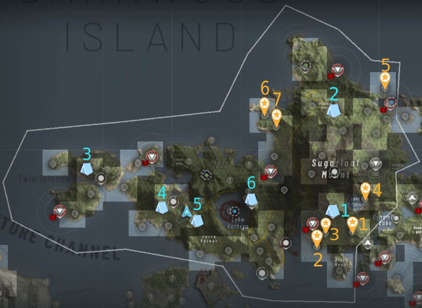 Intel & Bivouac Locations - Cape North - GameWith