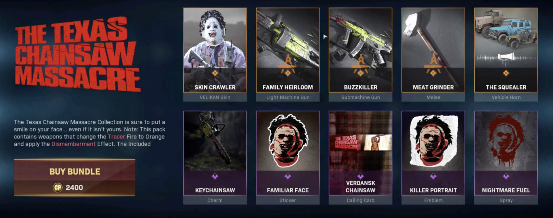 Warzone | Leatherface: The Texas Chainsaw Massacre - Bundle Contents ...