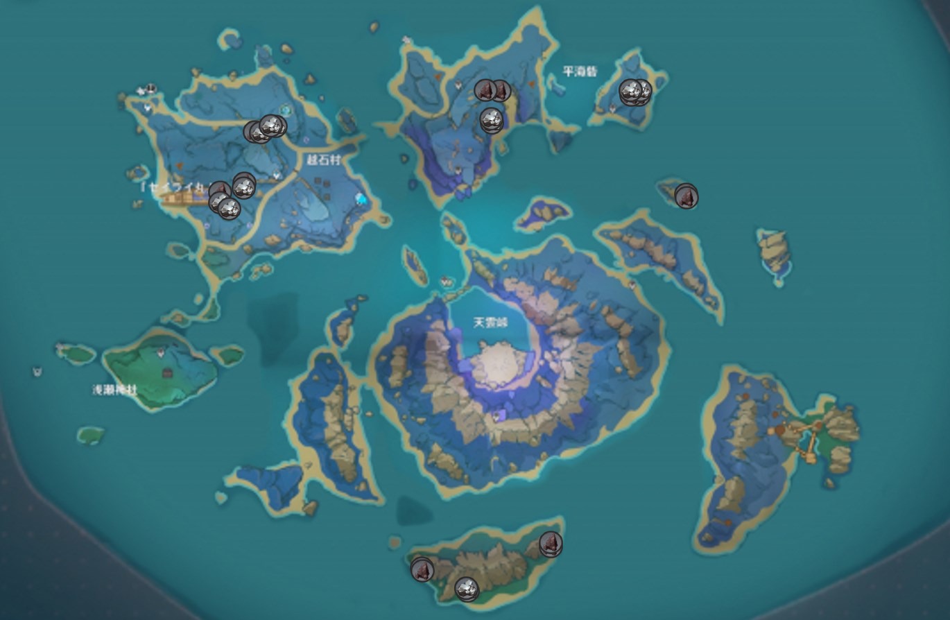 Genshin Impact | Ores Interactive Map & Locations 2.1 - GameWith