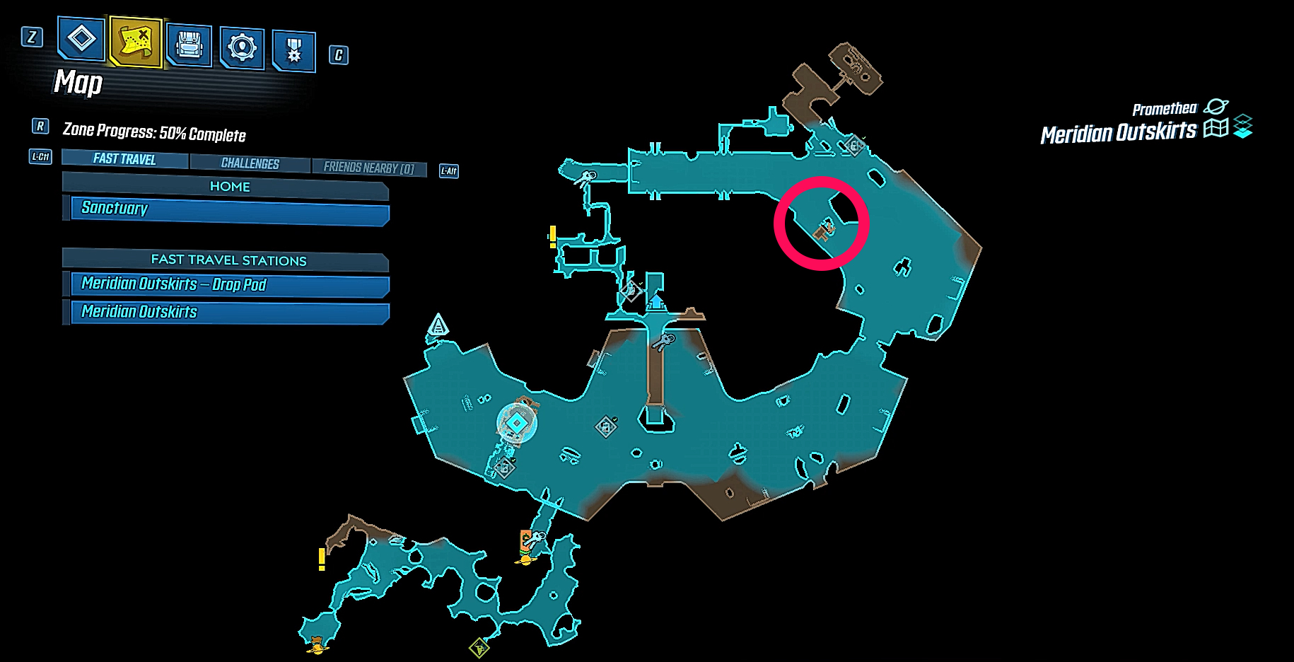 Borderlands 3 | Défi de cible de détournement – localisation et guide | BL3